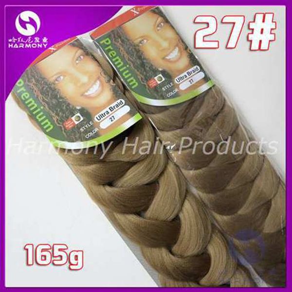Xpression Synthetic Braiding Hair 82inch 165grams Single Color Premium ...