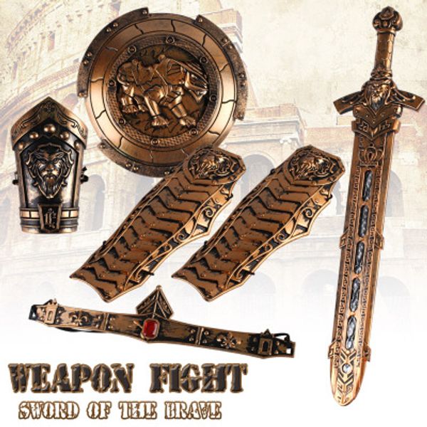2021 Childrens Swordsman Plastic Toys Sword European Style Warrior ...