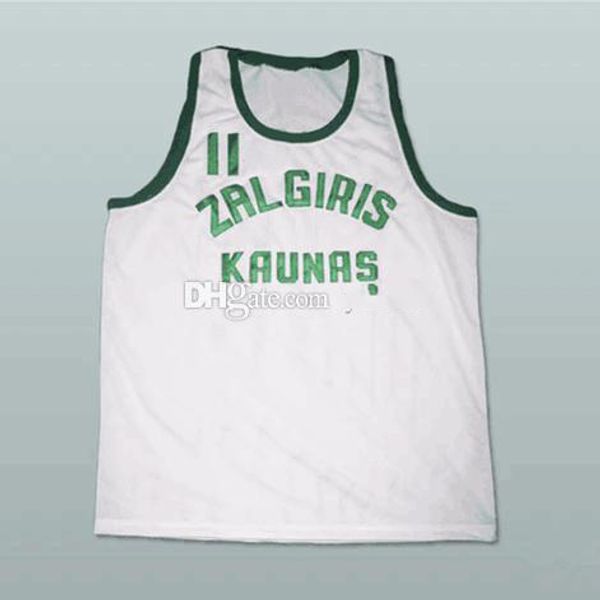 2021 Team Lithuania Zalgiris Kaunas Arvydas Sabonis #11 Green White ...