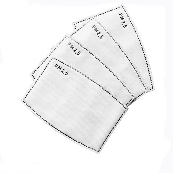2021 Face Mouth Mask Filter Pad 5 Layer Filtered Activated Carbon ...