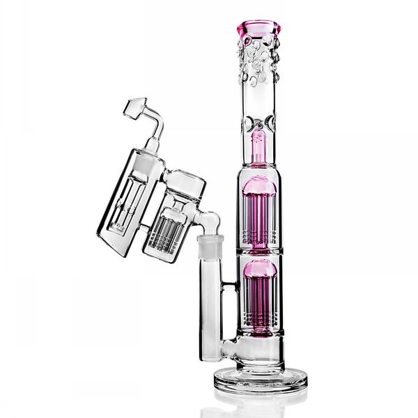 2021 Pink Bong Tubes Heady Oil Rigs Thick Glass Water Pipes Bubbler ...