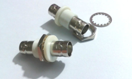 DHgate.com:BNC Female Nut to BNC Jack Bulkhead Mount Adapter Connector ...