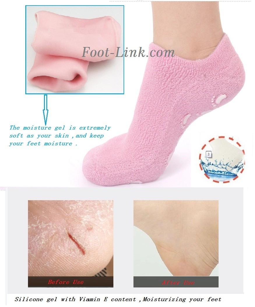 New Soft Spa Gel Socks Moisturize Socks For Dry Foot Moisturizing ...