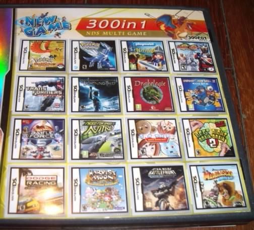 New Game 300 In 1 Multi Games For DS NDS Lite DSi DSXL Console 300 ...