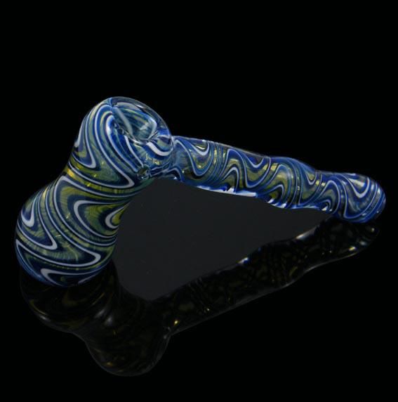 6 Inch Glass Bubbler Hammer Color Spoon Pipe Water Bong Smoking Pipes ...