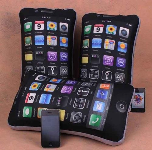 Cell Phone Mobile Cushion Pillow Like Iphone 3gs 4 Home Pillows Buy ...