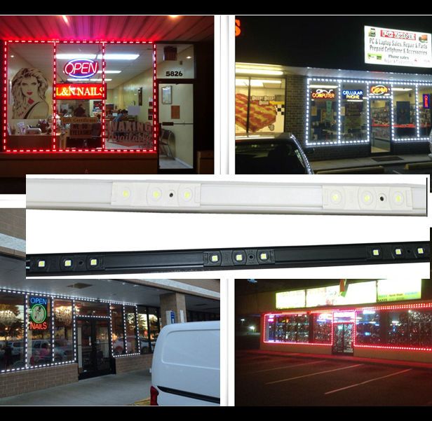 Online Cheap Wholesale Storefront Window Border Led Glass Decoration ...