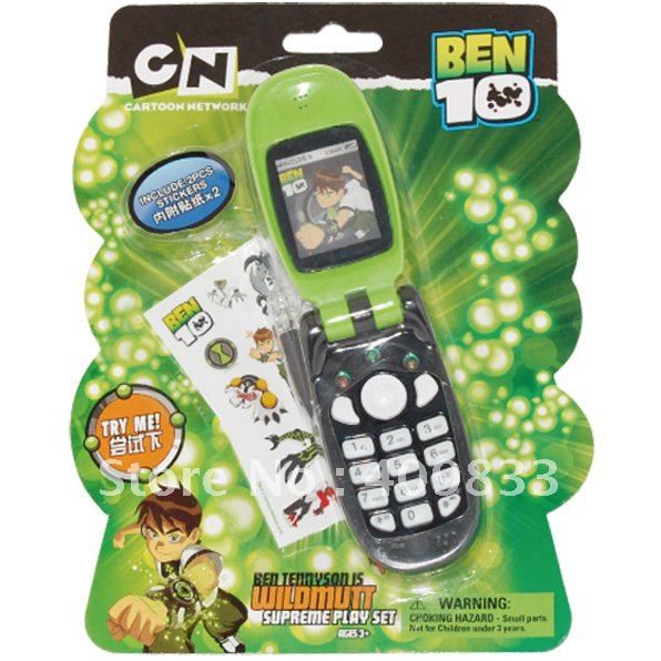 Wholesale Toy Phone With BEN10 Image Plastic Toy For Children Novelty ...