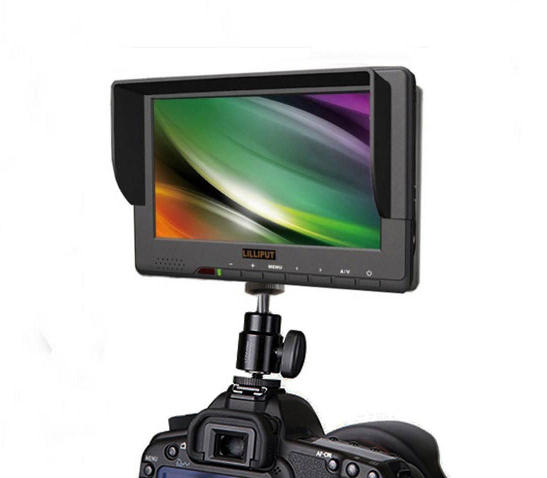 Monitor De Campo Lilliput On Camera Com HDMI Entrada YPbPr 7 TFT Lcd 16 ...