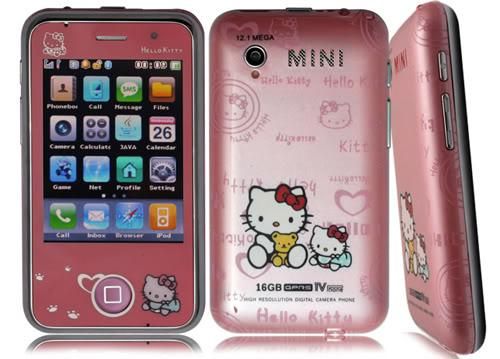Best Wholesale Lovely Hello Kitty HK008 Unlocked Touch Screen Cell ...
