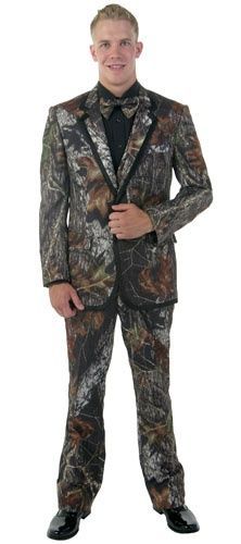 New Camouflage Tuxedos Unique Single-Breasted Camo Mens Wedding Suits ...