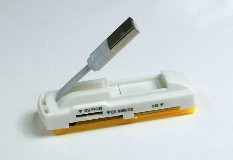 USB Multi Card Reader SDHC Support M2 TF SD Memory Stick Mini PCS ...