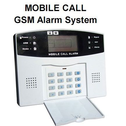Mobile Call Gsm Alarm System 7 Wired And 99 Wireless Defense Zones Lcd ...