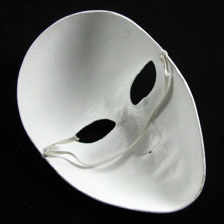 Plain White Masks No Mouth