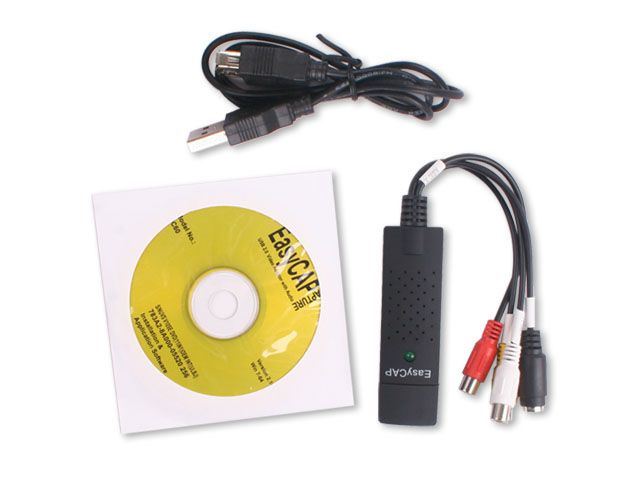 Easycap usb 2.0 video capture adapter with video editing software ...