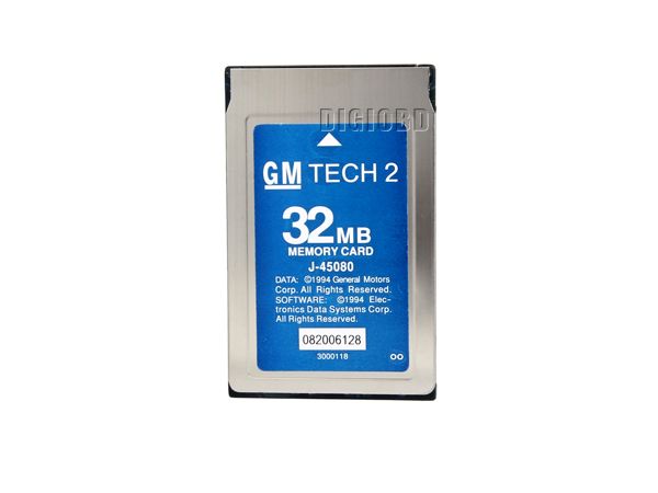 GM Tech2 Card 32MB PCMCIA Card For GM/Opel/Saab/Holden/Suzuki/Isuzu And ...