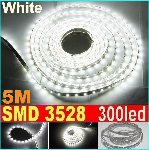 Smd 3528 Pure White Led Strip Light 60led/M Non Waterproof White Strip ...