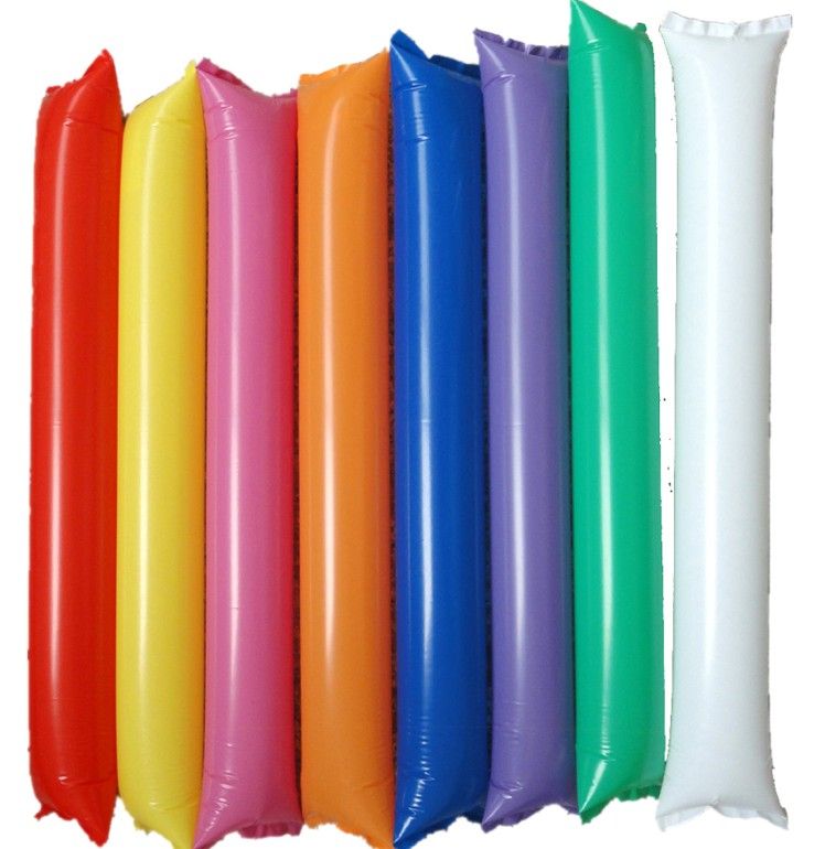 Ballon Inflatable Sticks Cheering Sticks Cheer Up PE Balloon Stick ...