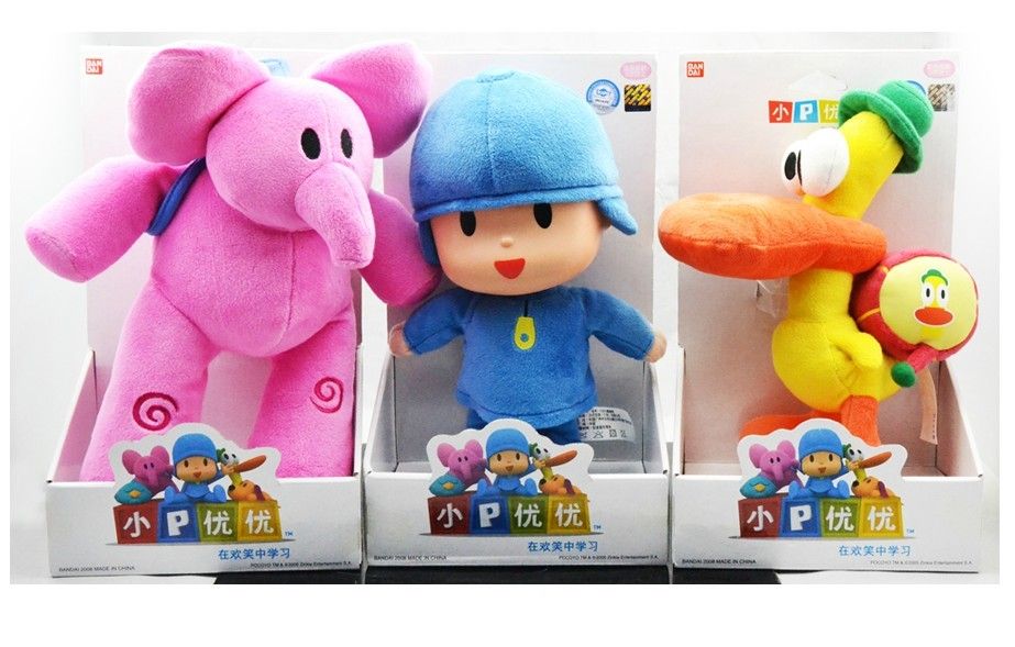 2017 Bandai Plush Pocoyo 30cm Large Doll Lovely Cartoon Figure Toys ...