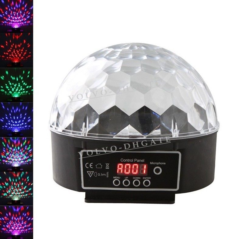 Digital Rgb Led Crystal Magic Ball Effect Light Dmx Disco Dj Stage ...