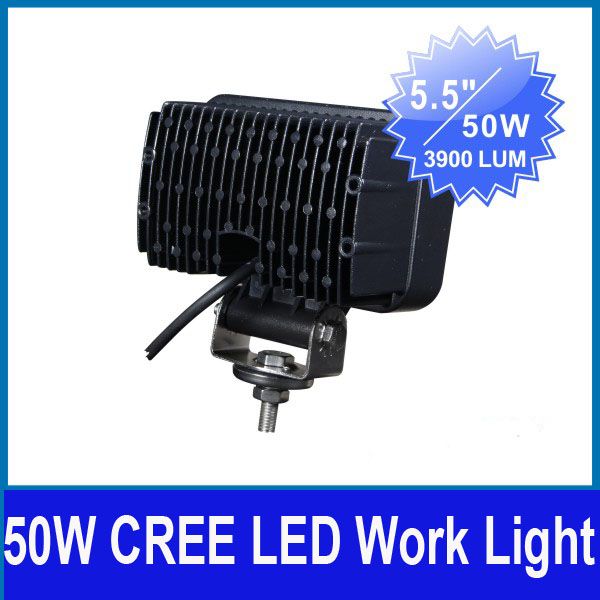 EMS 5.5 50W CREE 5 LED*10W CREE LED Work Light Off Road Truck SUV ATV ...