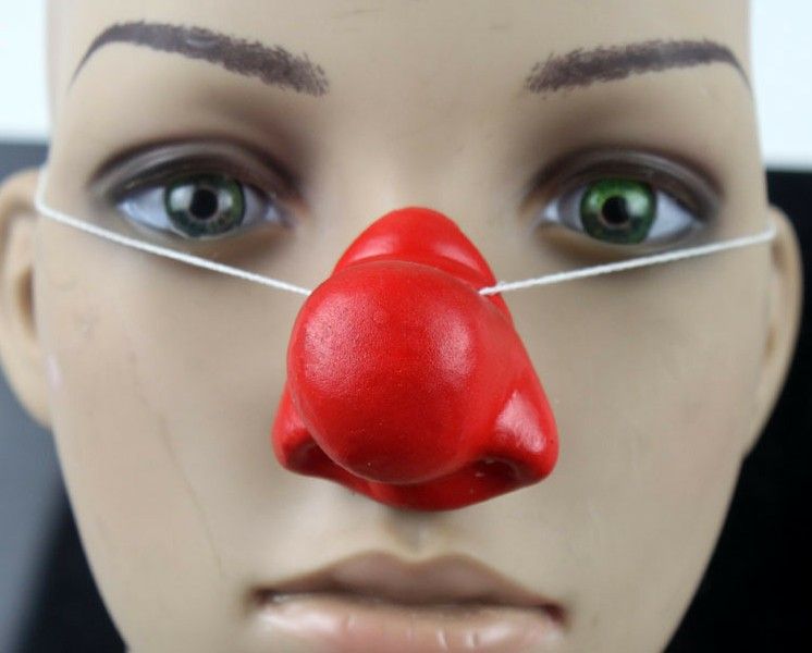 Funny Toy Clown Nose Halloween NEW Big Red Honking Clown Costume Nose ...