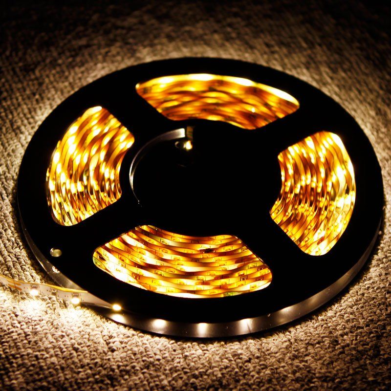 25M LED Strip Light SMD 3528 300 LED Warm White 12V Non Waterproof LED ...