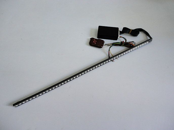 RGB Changeable 5050 LED Knight Rider Light 130 Modes With Wireless ...