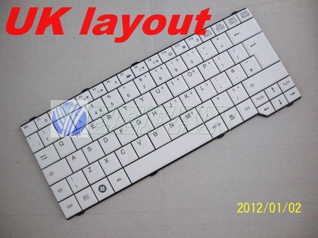 2017 White Genuine UkEnglish Layout Keyboard For Fujitsu Amilo Pa3515 ...