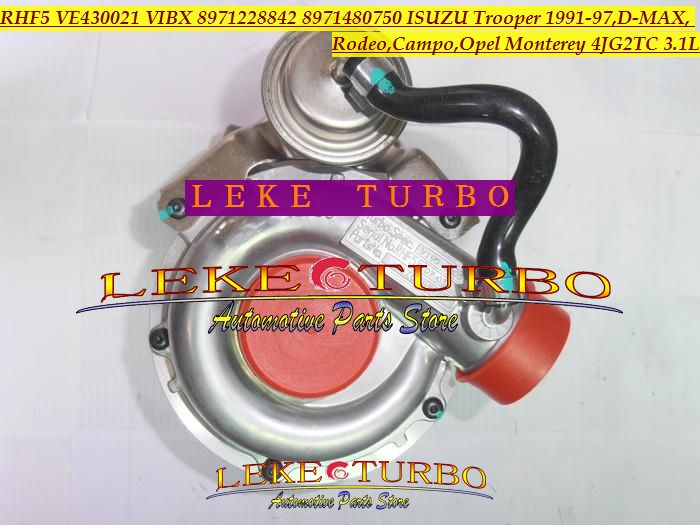 RHF5 VIBX 8971228842 8971480750 Turbo Turbine Turbocharger For ISUZU ...