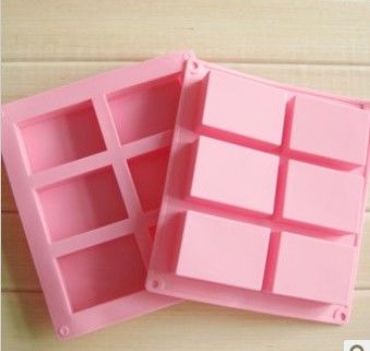 DIY Square Silicone Mold Soap Baking Mold Cake Pan Molds Handmade ...