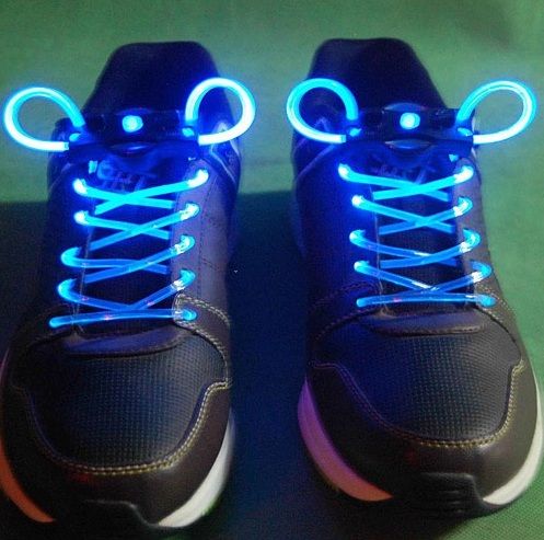 Disco Strap Lamps Led Light Up Flash Glow Shoelaces Stick Shoestring ...