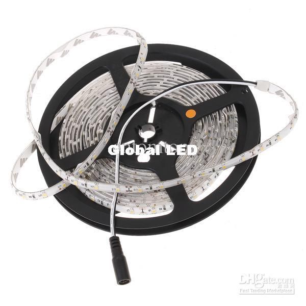 Warm White LED Strip Light 5M/Roll Waterproof Epoxy Led String SMD 3528 ...
