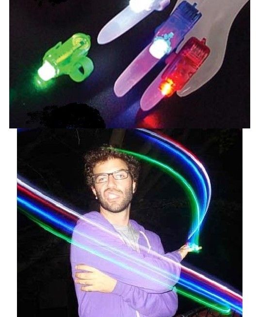 LED Finger Lamp, Light Flashing Finger Light , Optical Finger Light ...