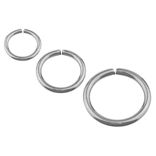 Best Surgical Steel Fake Nose Rings Steel Clip On Nose Hoop 18 Gauge 20 ...