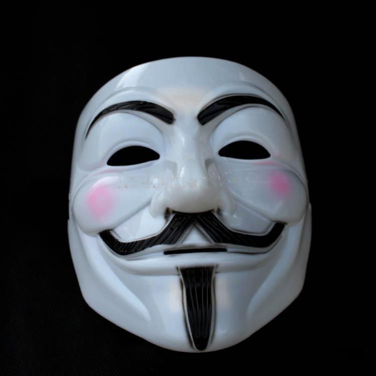 Halloween Mask V For Vendetta Extremely Funny Jokes Realistic Silicone ...
