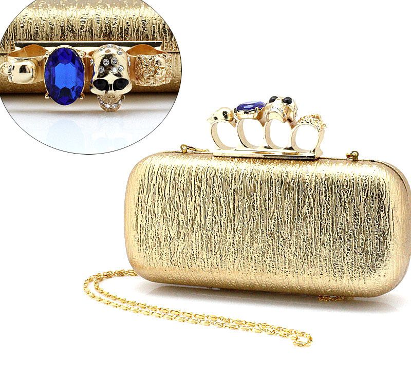 High End Gold Clutch Purse | Paul Smith