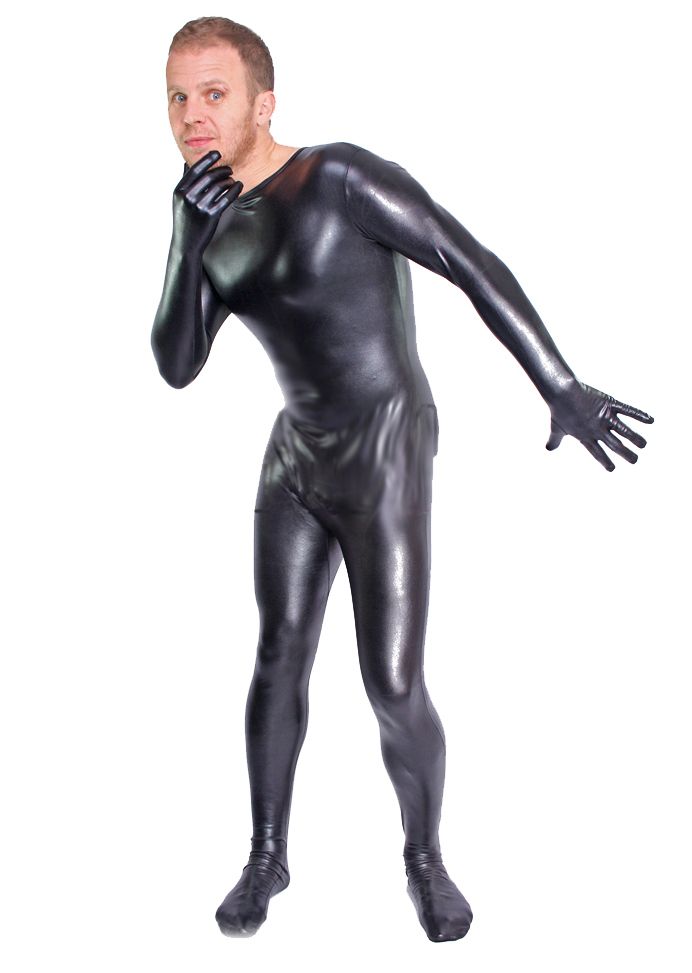 Unisex Lycra Spandex Zentai Body Suit Headless Fancy Dress Catsuit