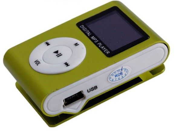 Mini Clip Mp3 Player With Lcd Screen Support Micro Sd/Tf Card With Clip ...