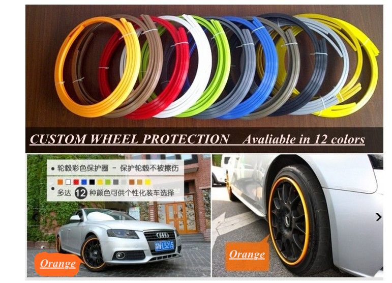 ALLOY WHEEL RIM BLADES PROTECTOR PROTECTION RIMBLADES,Wheel LIP ...