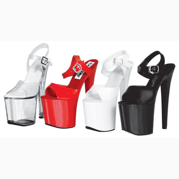 Julie Shoes 8 Inch Pointed Stiletto High Heels Open Toe Womens Shoes ...