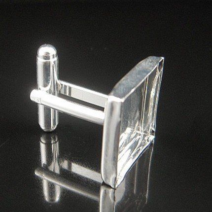 Beadsnice Cufflink Parts With 18mm Square Bezel Setting For Your Cuff ...