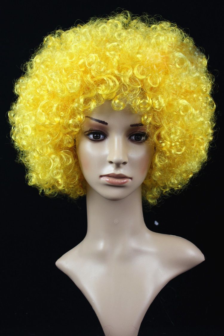 Hot Sale Factory Price Afro Wig Fancy Dress Party Funky Retro Full Wigs ...