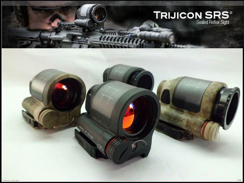 Trijicon SRS 1x38 Solar Sight with Killflash Anti-Reflection Device for ...