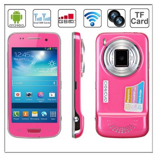 D101 Pink, Android 2.3.6, Spreadtrum Sc6820 1.0ghz, 4.0 Inch Capacitive ...