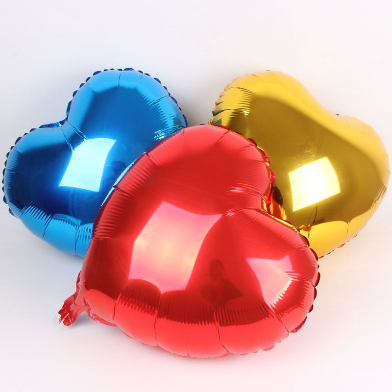 18 Heart Shaped Helium Foil Balloon Holidays And Party Supply From