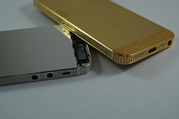 Iphone 5 Gold Diamond