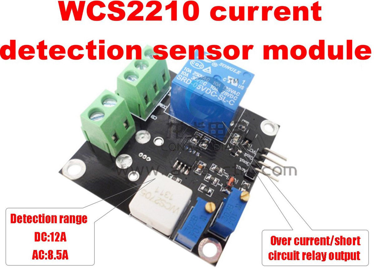 2017 The Hall Current Sensor Wcs2210 0 12a Dc Current Sensor ...