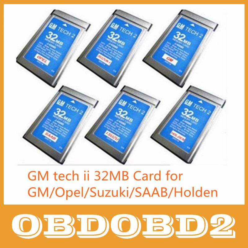 GM TECH 2 Memory Card 32MB 6 Kinds Software SAAB Opel Isuzu Suzuki GM ...