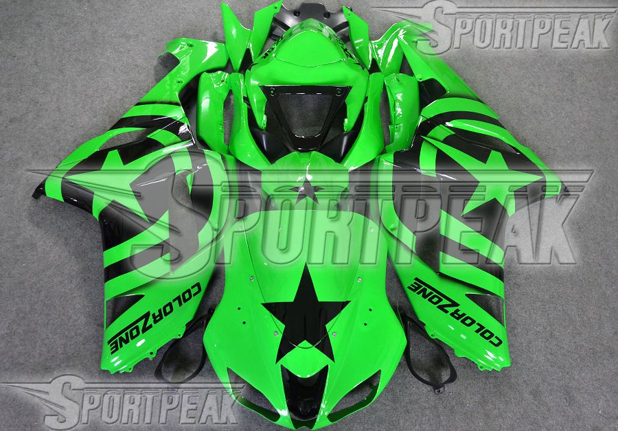 7 Gifts Fairings Body Kit For Kawasaki Ninja ZX 6R 2005 2006 ZX6R 05 06 ...